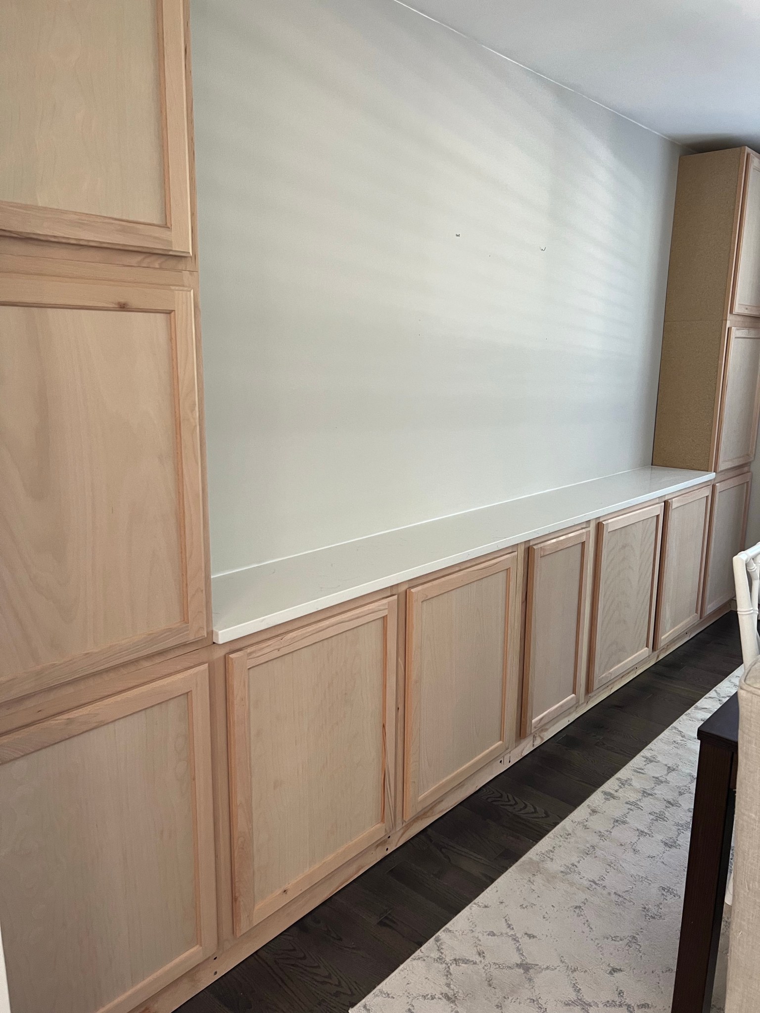 Dining Room Storage with Stock Cabinets – Close Enough DIY